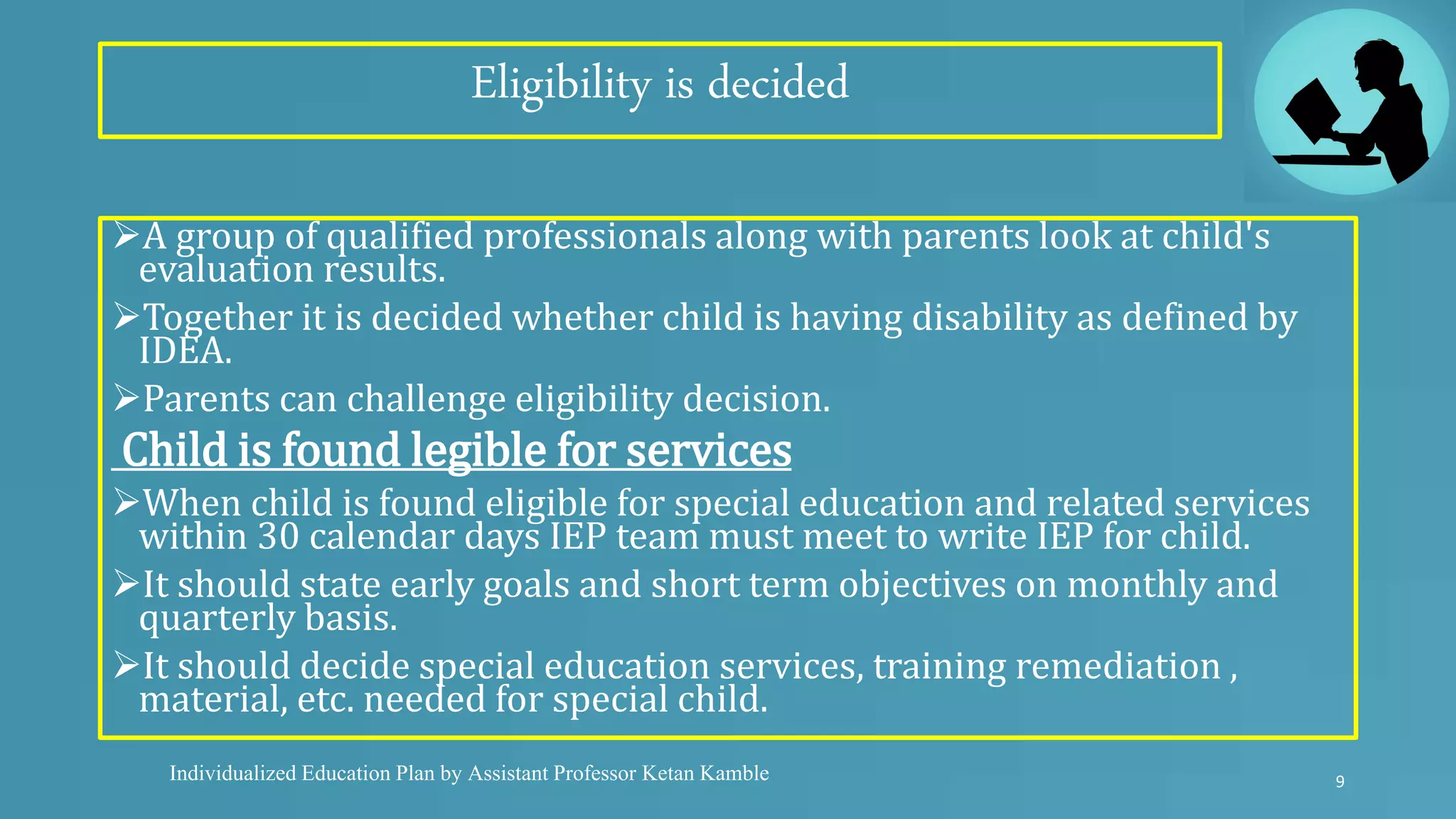 Individualized Education Plan | PPTX