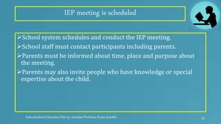 Individualized Education Plan | PPTX