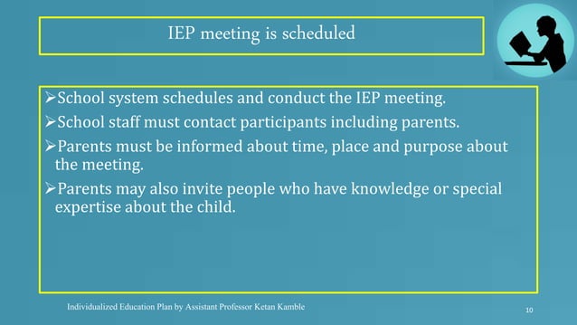 Individualized Education Plan | PPTX