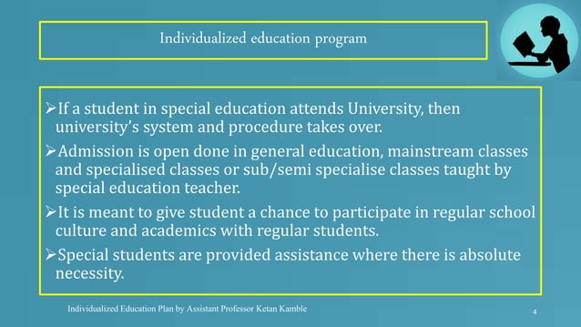 Individualized Education Plan | PPTX