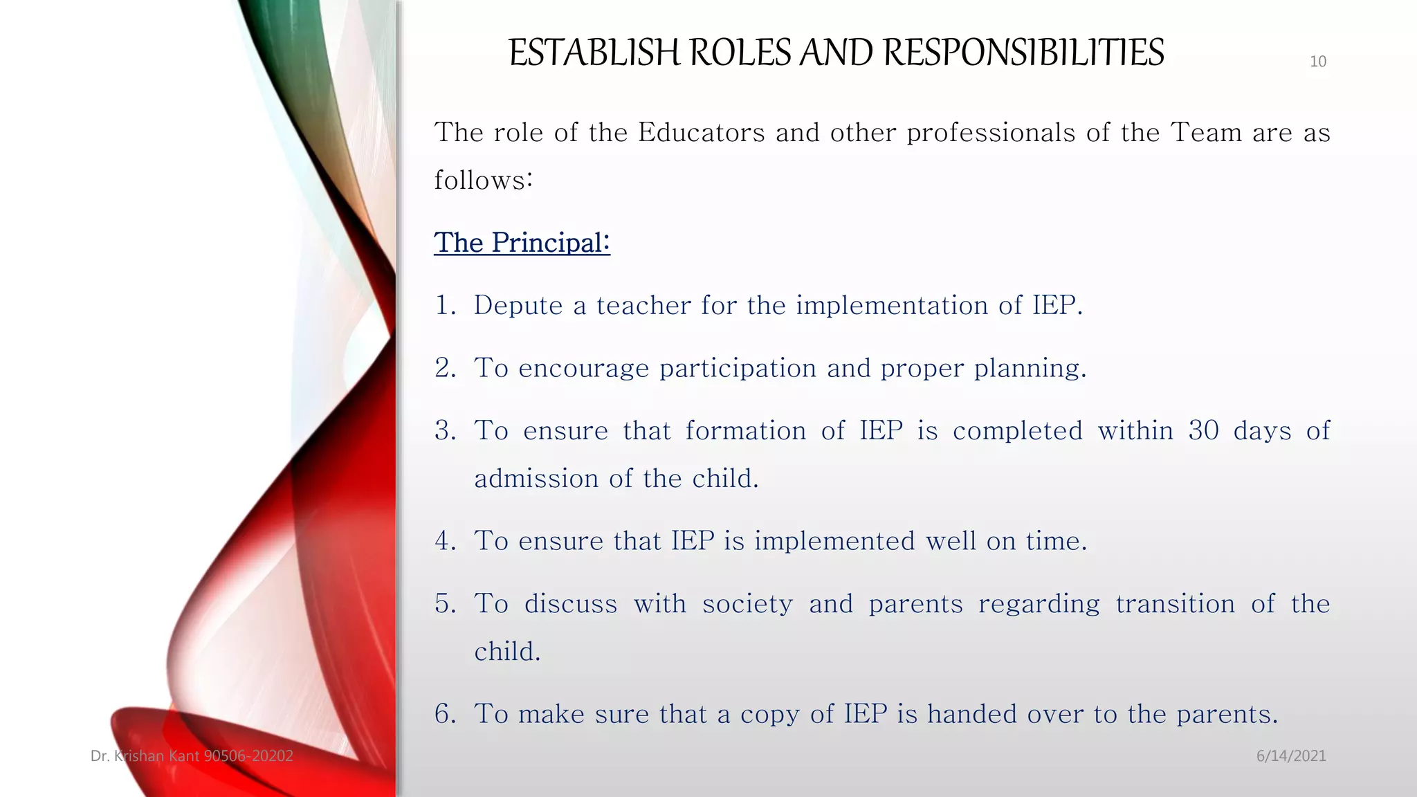 IEP individualized education plan | PPTX