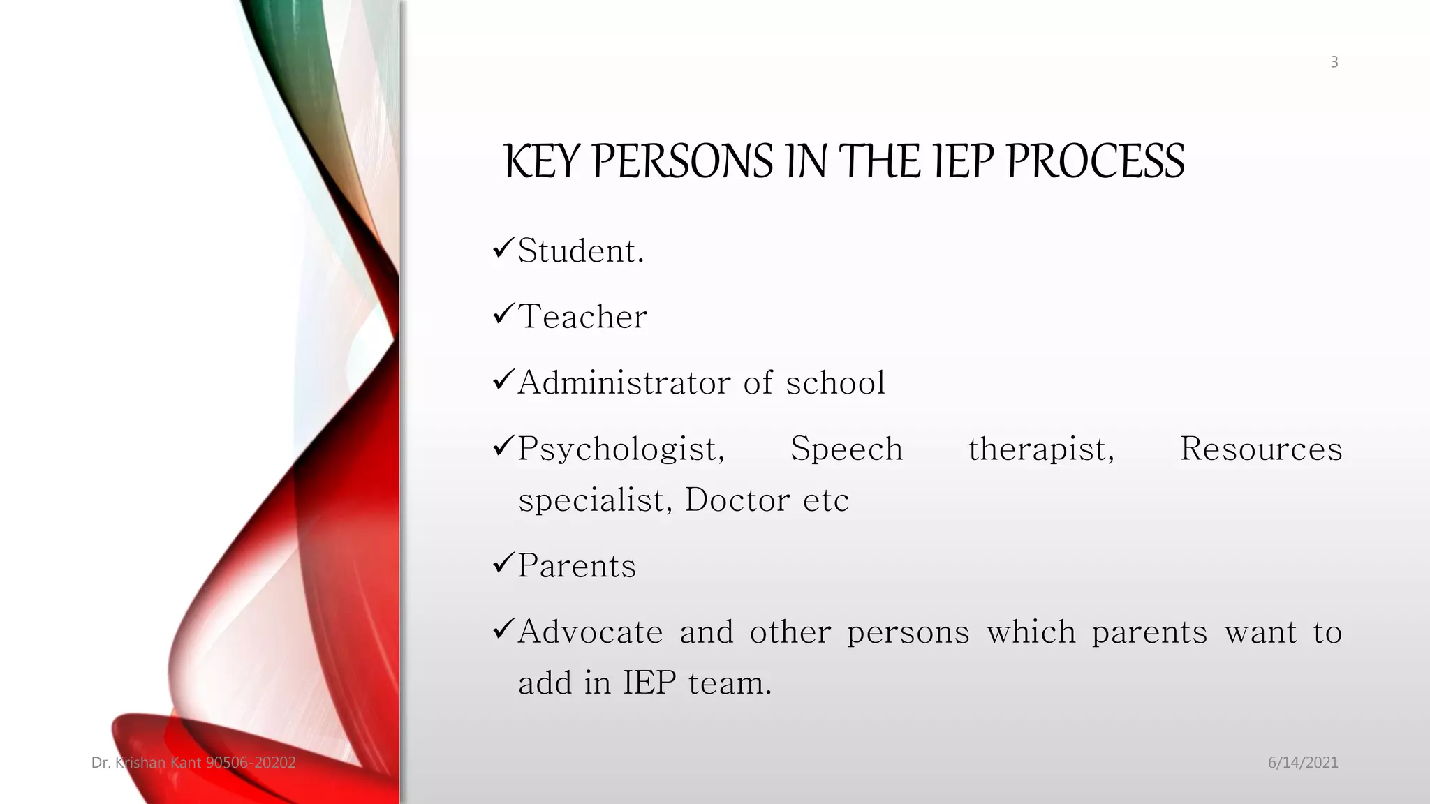 IEP individualized education plan | PPTX