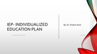 IEP individualized education plan | PPTX