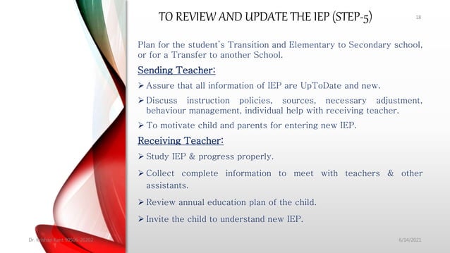 IEP individualized education plan | PPTX | Professional School ...