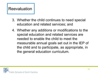 Individual Education Plan (IEP) -- Re Evaluation Process & Walk Through ...
