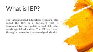 IEP and IFSP | PPTX