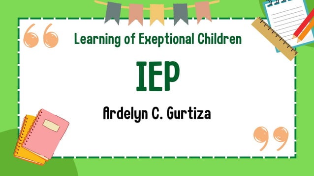 IEP pptx | PPT