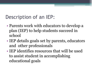 IEP & assistive technology | PPT