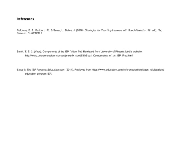 Iep concept map | PPT