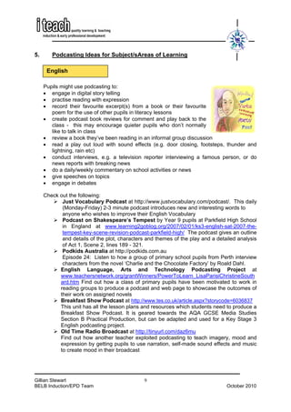 I epd using_podcsts_in_the_classroom | PDF