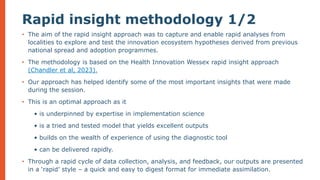 Innovation Ecosystem Programme rapid insight recommendations November ...