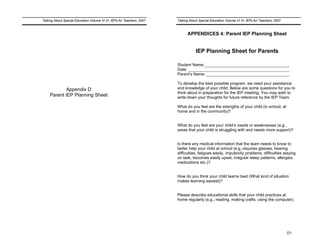 IEP DOCUMENT | PPT