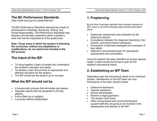 IEP DOCUMENT | PPT