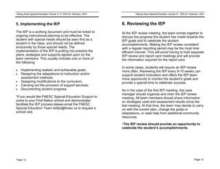 IEP DOCUMENT | PPT