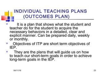 Iep presentation | PPT