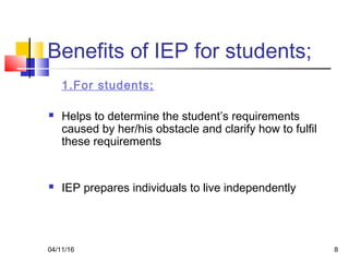 Iep presentation | PPT