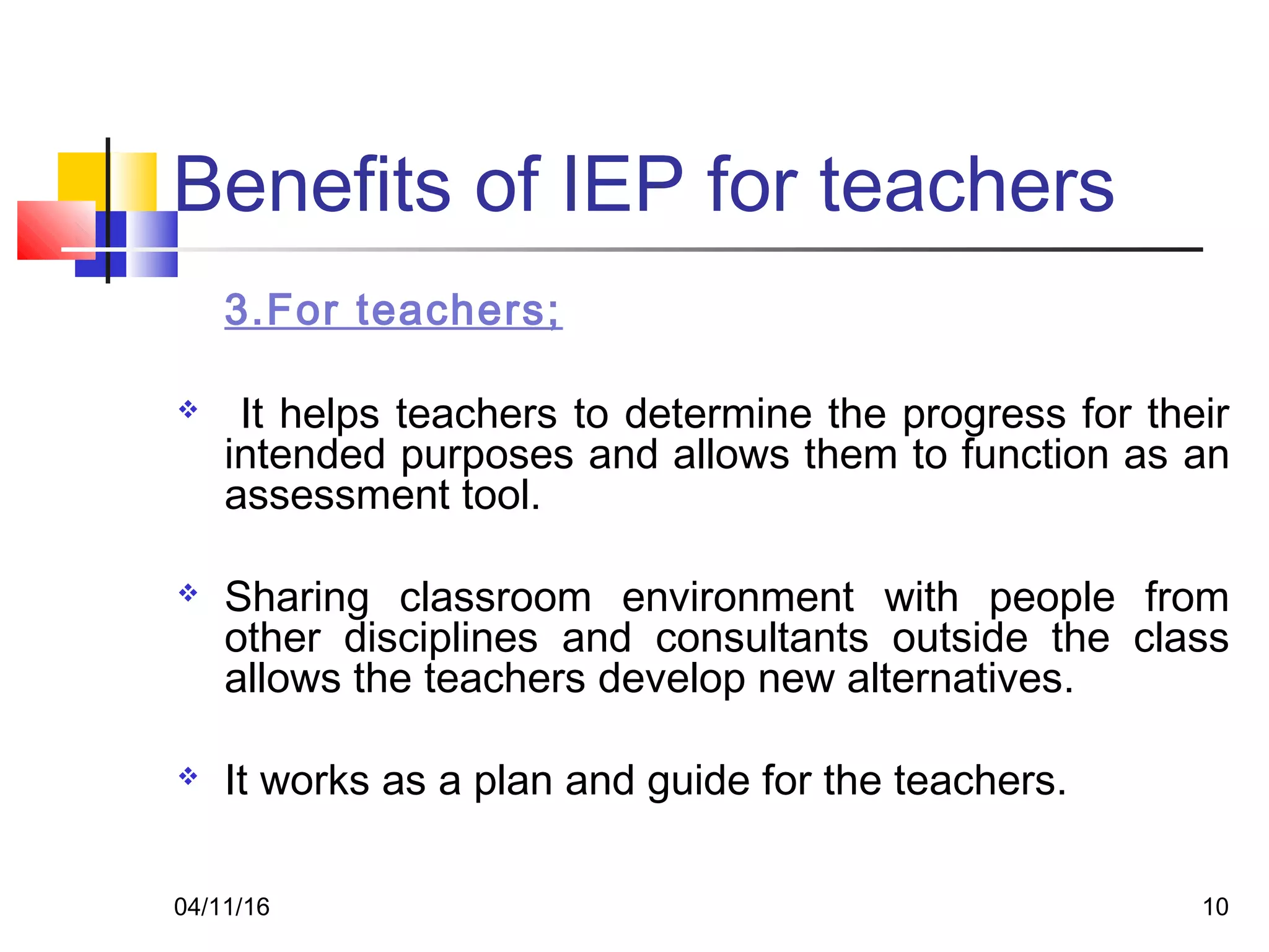 Iep presentation | PPT