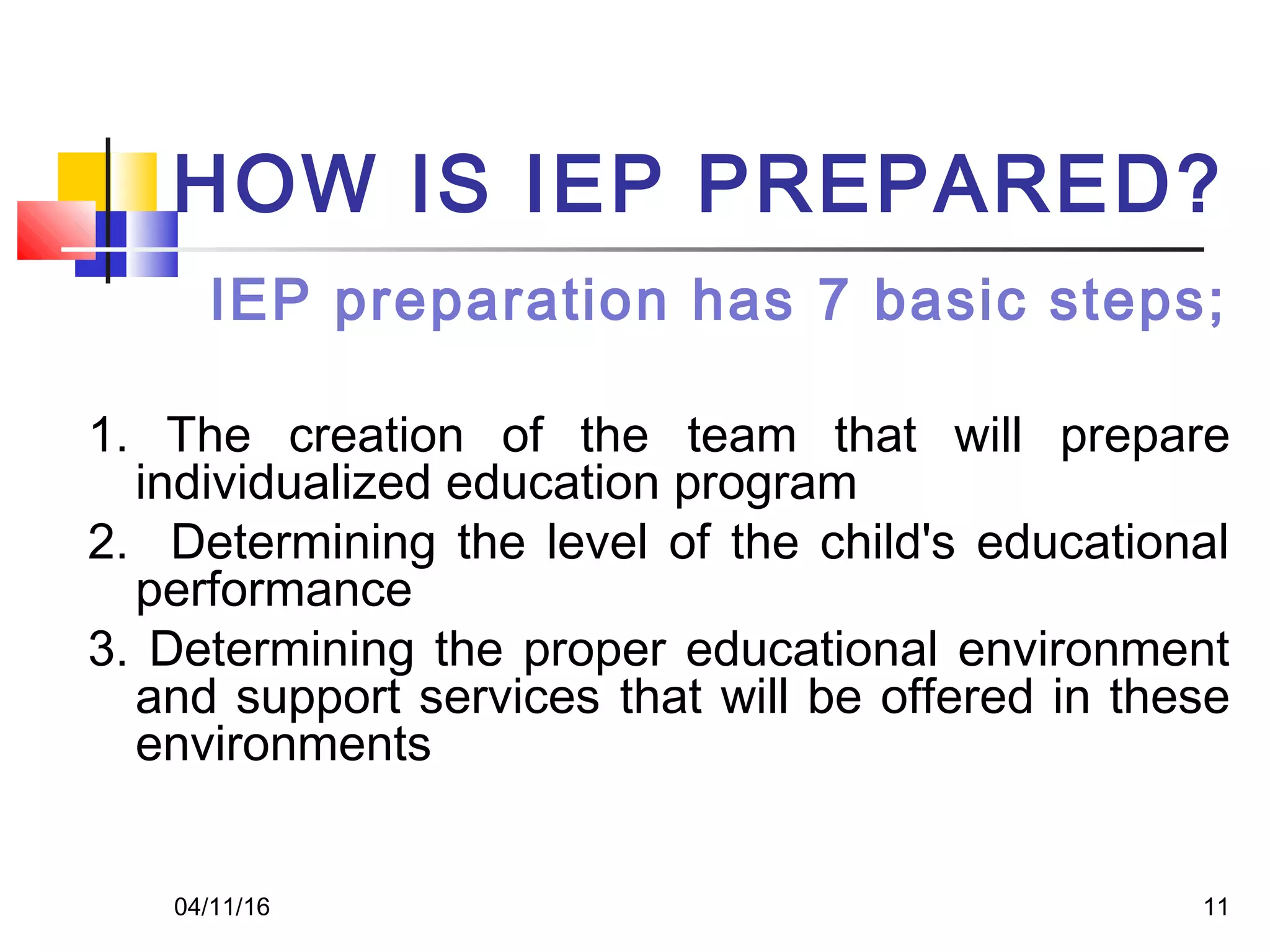 Iep presentation | PPT