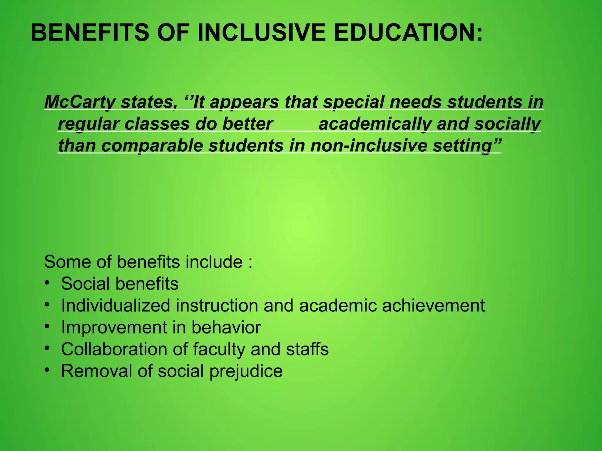 inclusive education & rte | ODP