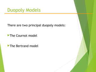 Differences between duopoly and monopoly | PPT