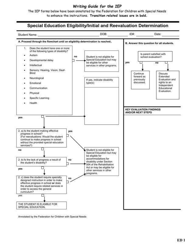 IEP Writing Guide | PDF