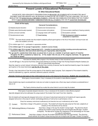 IEP Writing Guide | PDF