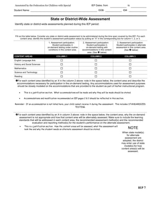 IEP Writing Guide | PDF