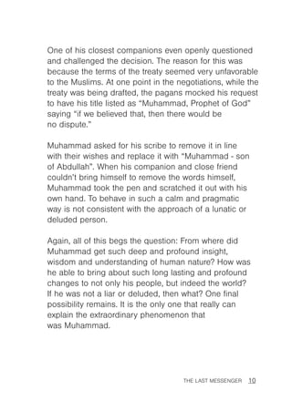 The Last Messenger, Liar, Deluded or Truthful? | PDF