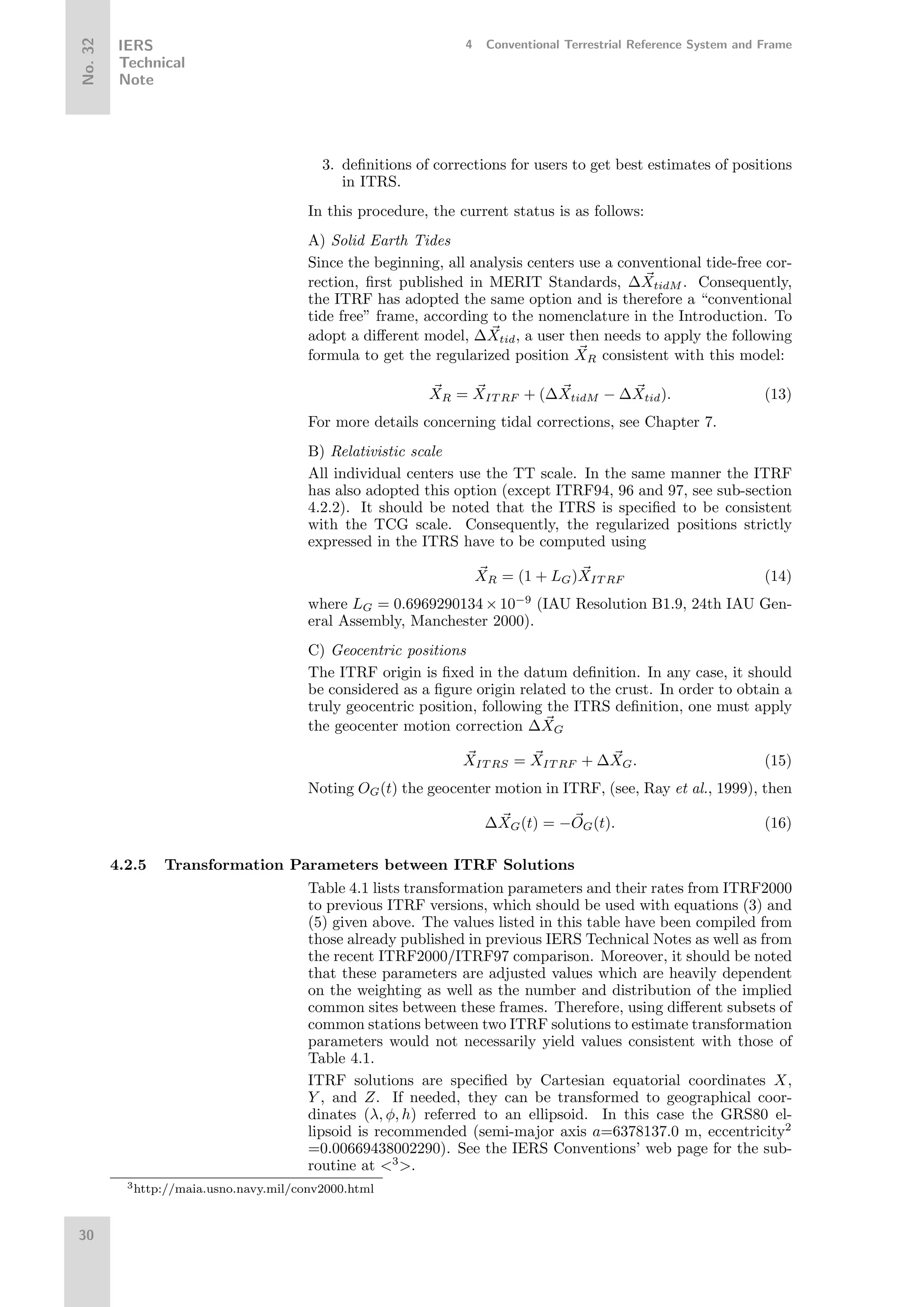 Iers conventions | PDF