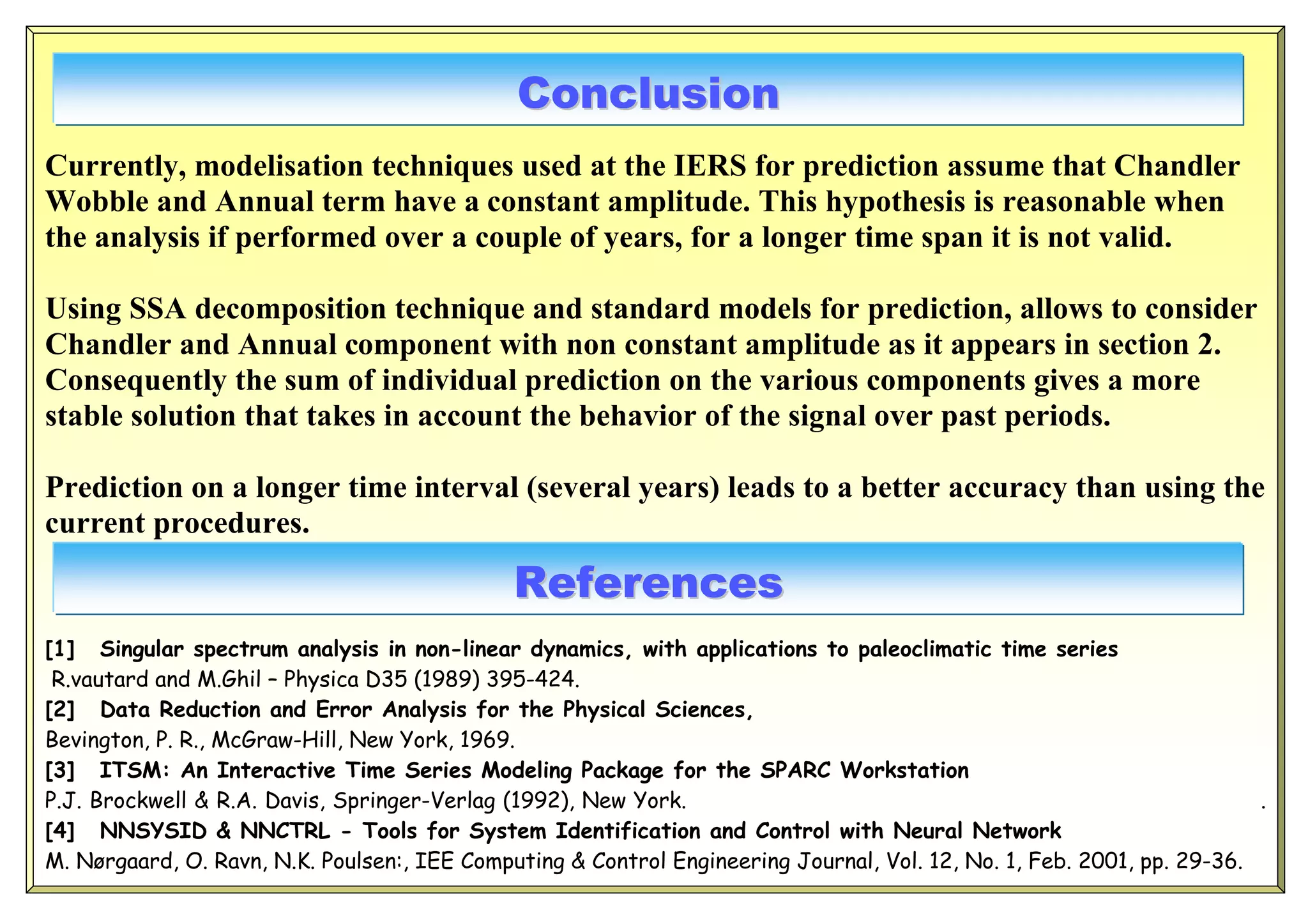 Non Linear Prediction Of Earth Orientation Parameters Pdf