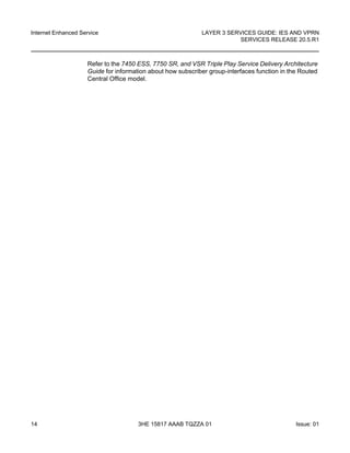 Nokia IES Configuration guide | PDF