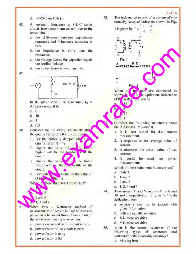 Ies electrical-engineering-paper-1-2002 | PDF