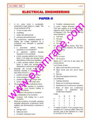Ies electrical-engineering-paper-2-2002 | PDF | Radio Control | Hobbies ...