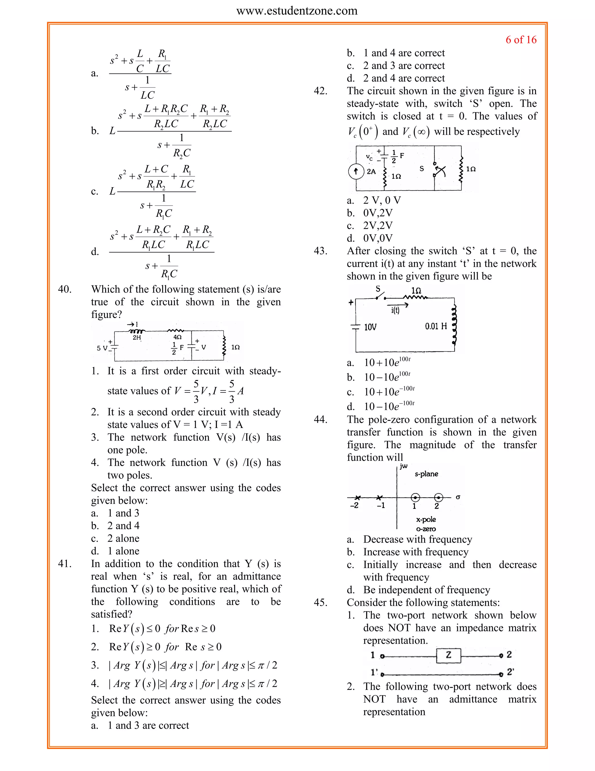 Ies obj-electrical engineering-1997 paper-i | PDF