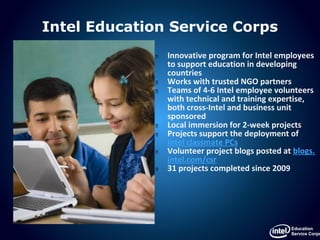 Intel CSR in Senegal 2012 & IESC Corporate Overview | PPT