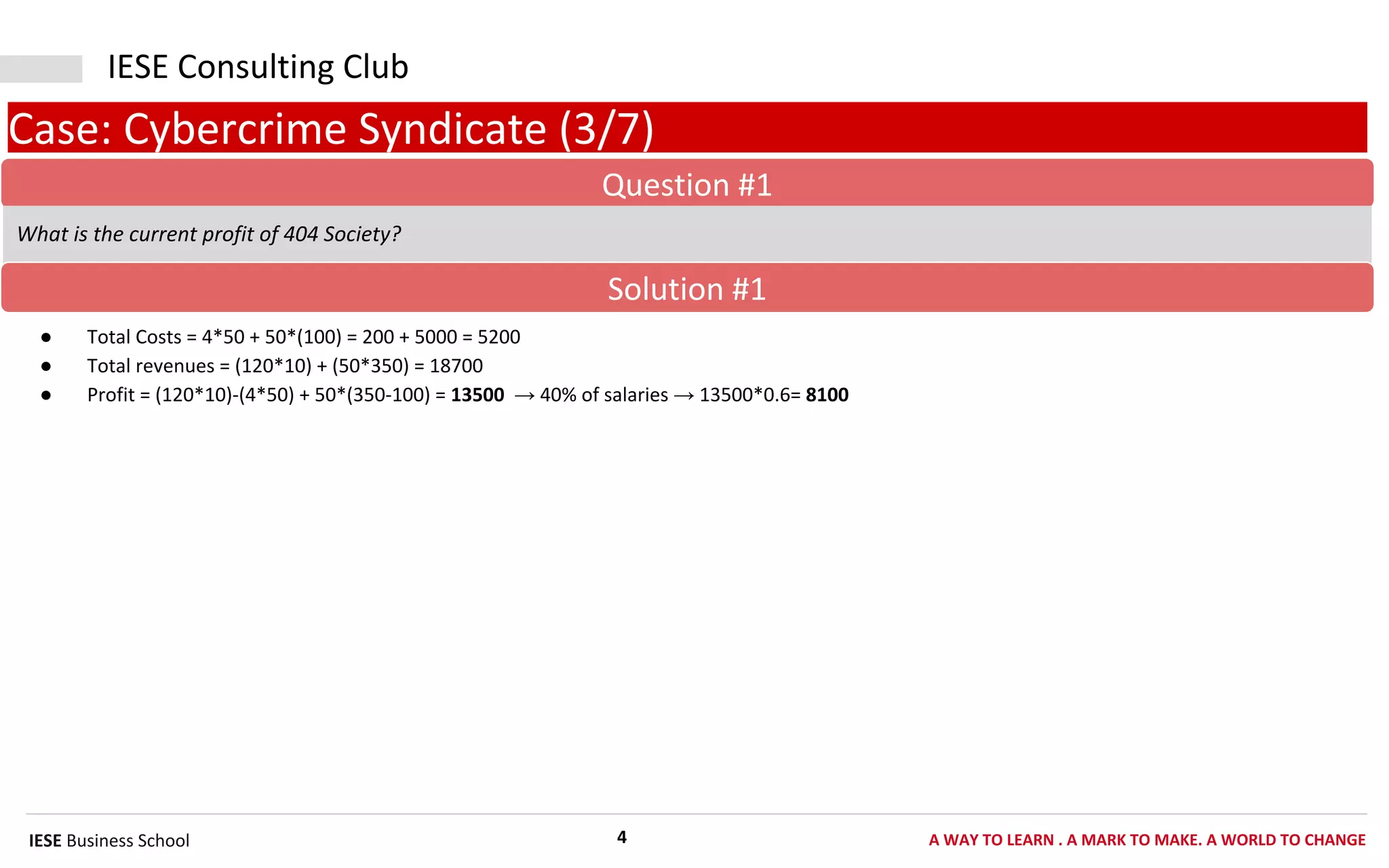Practice Consulting Case | PDF