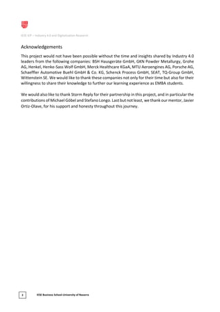 Digitalization in the Manufacturing Industry - Germany | PDF