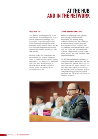 IESE Global Executive MBA Brochure | PDF