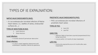 Infective endocarditis/ endocarditis | PPTX