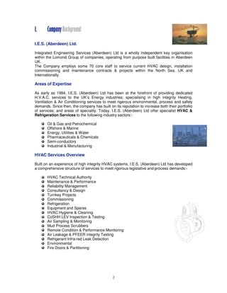 IES Ltd Overview | PDF | Indoor Environmental Quality | Home & Garden