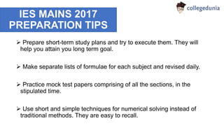 IES MAINS 2017 | PPT