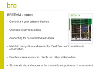 BREEAM: past, present and future | PDF