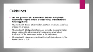 Infective Endocarditis - Indications of Surgery | PPTX