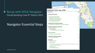 IESVE Software for Florida Code Compliance Using ASHRAE 90.1-2019 | PPT