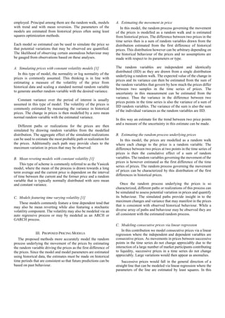 Modeling prices for capital market surveillance | PDF | Stocks and ...