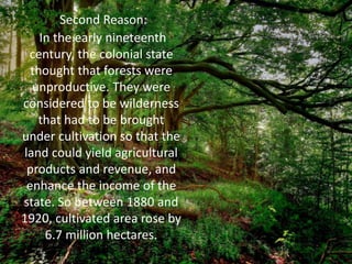 Forest Society and Colonialism. | PPTX