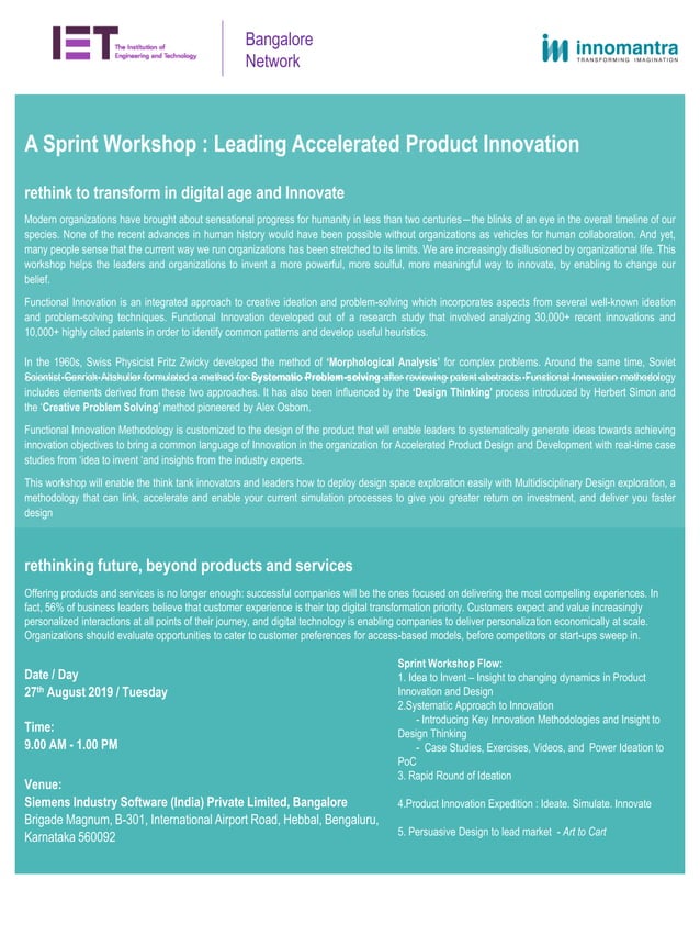 Leading Accelerated Product Innovation | PDF
