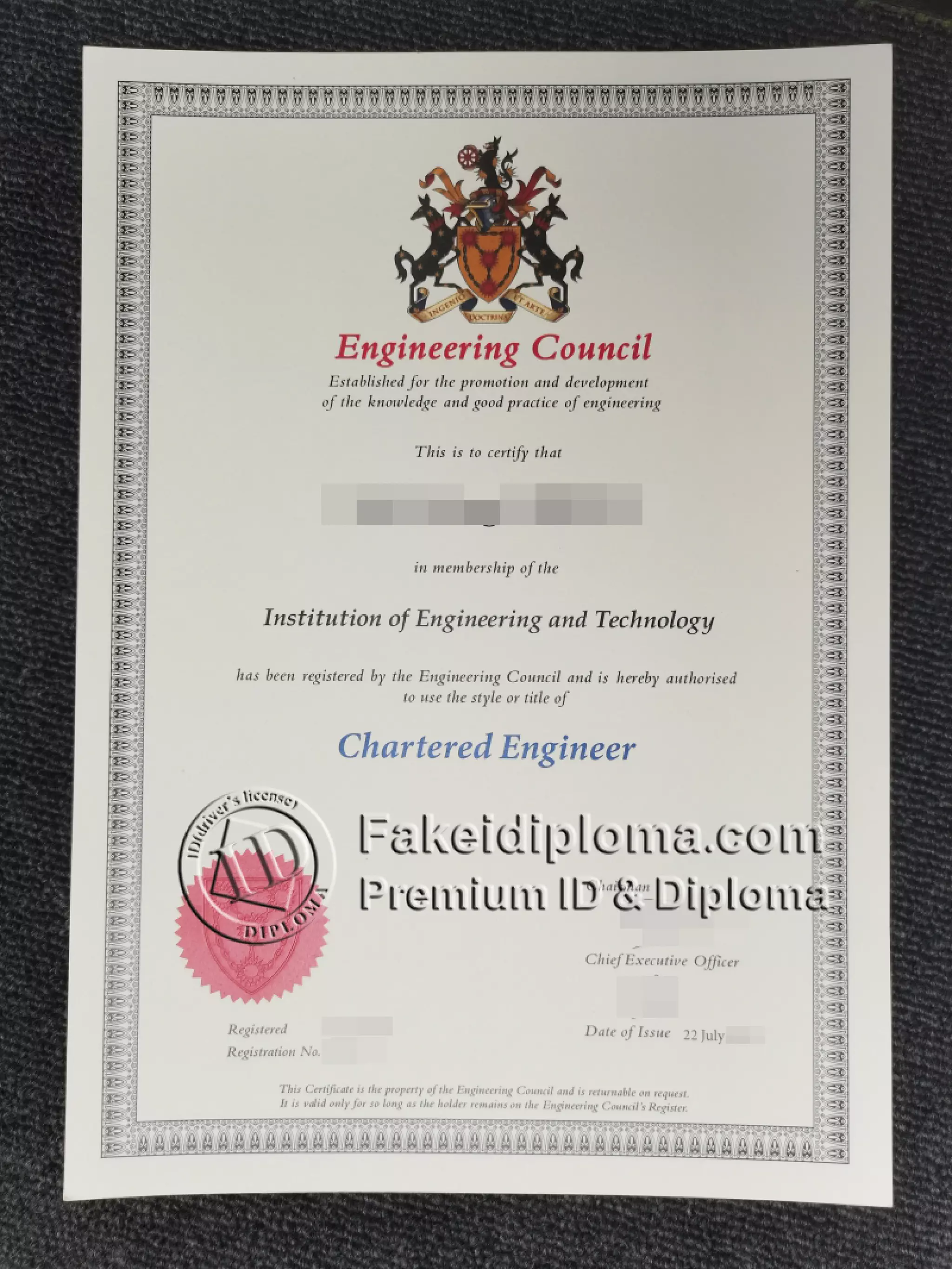 IET certificate | PDF