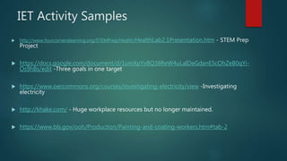 Integrate with IET | PPTX | Vocational Training | Careers