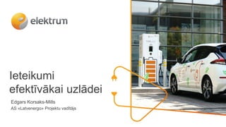 Ieteikumi efektīvākai uzlādei | PDF